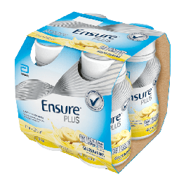 Ensure Plus Banana Alimento Nutrizionale Completo 4x200ml
